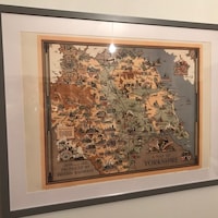 Map of CANALS and Navigable Rivers William Swire 1888 Rare Exceptional ...