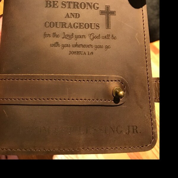 Personalized Leather Journal Prayer Journal Bible Study Journal Mens ...