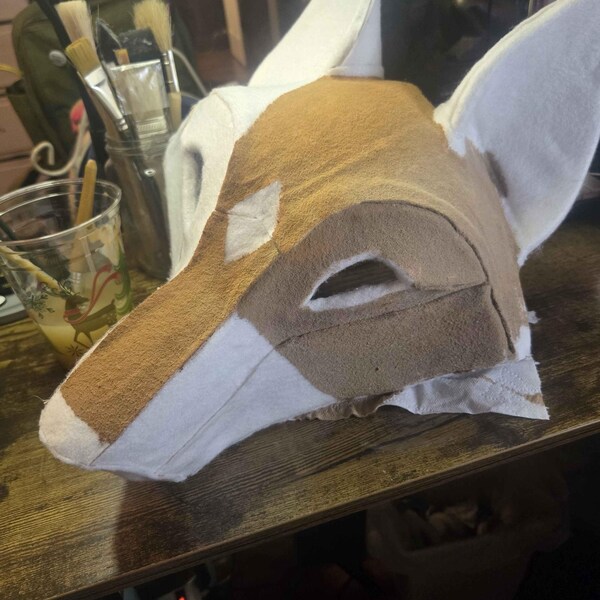 Kitsune Fox Mask **digital Pattern** for EVA Foam With Video Tutorial ...