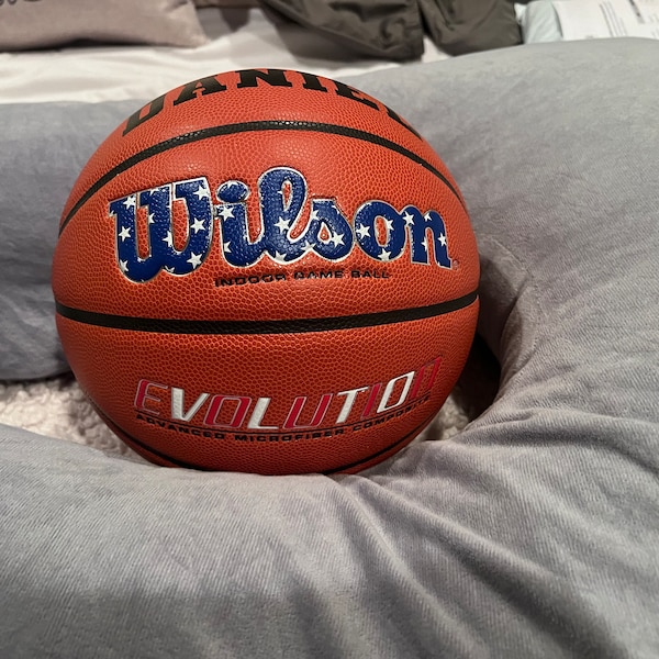 Customized Personalized Wilson Evolution Basketball With Jersey Number ...