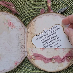 Shabby, Circle, Junk Journal, Kit, Round, Script, Circular, Handmade ...