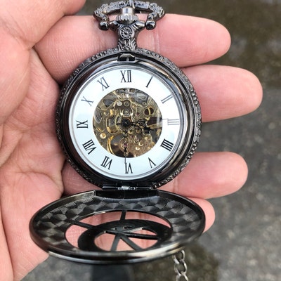Time Lord Mechanical Pocket Watch Pocket Chain or Necklace - Etsy