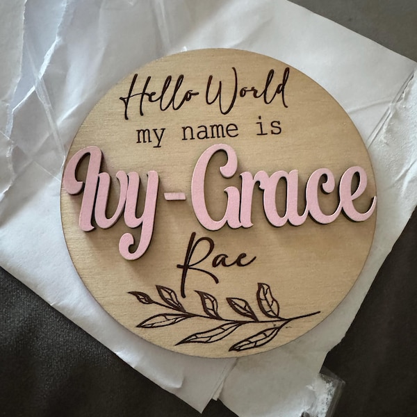 Baby Pregnancy Announcement Sign, Baby Scan Wooden Sign, Due Date ...