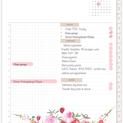 Digital Bujo Notebook 5 Tab Template Goodnotes Digibujo Hyperlinked ...