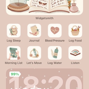 Light Academia Aesthetic IOS 14 Icons Pack, Beige Academia Ios App ...