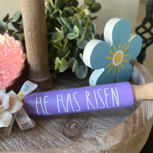 Farmhouse Style Mini Rolling Pin, Mini Easter Rolling Pin, Easter ...