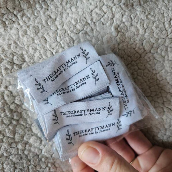 100 Pcs Custom Name Iron on Labels, Personalised Name Sticker, Heat ...