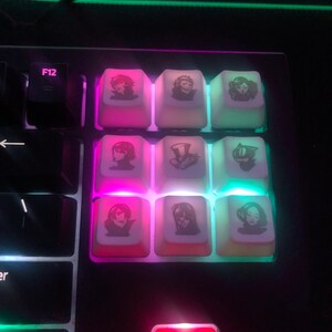 Persona 5 Keycap Set Cherry MX Laser Etched | Etsy Canada
