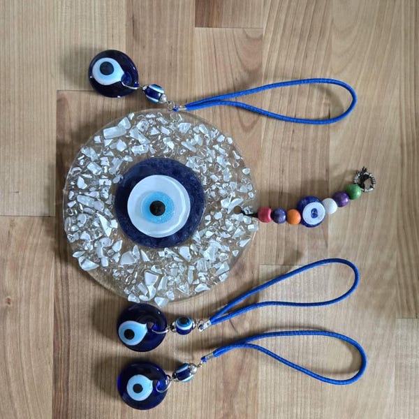 Large Evil Eye for Wall Hanging, Wall Decoration, Nazar Amulet, Turkish ...