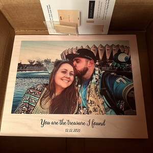 Personalized Picture Frame, Photo on Wood, Picture Frames Quotes ...