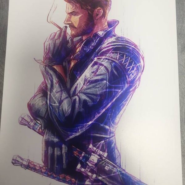 Final Fantasy XVI Cid- Limited Edition Fine Art Sketch Print -FFXVI ...