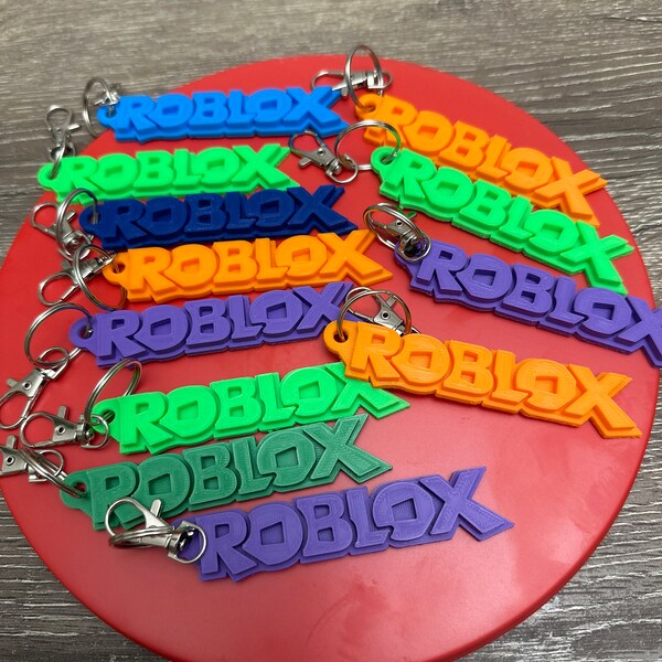 3D Printed ROBLOX Keychain - Etsy