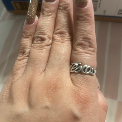 Sterling Silver Good Luck Ring, Silver Lucky Charms Ring, Lucky Charm ...