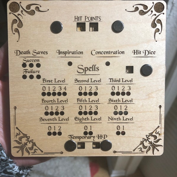 Dnd Companion Health Tracker - Etsy