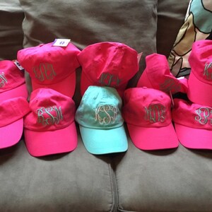 Ladies' Infinity Monogram Baseball Cap Custom Color Hat and Embroidery ...