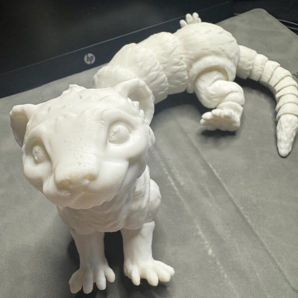 Ferret Digital .STL File for 3d Printing, Articulated Fidget Figure ...