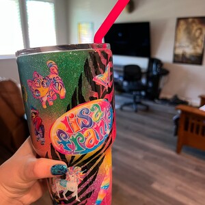 Good Vibes Tumbler Reggae Red Gold Green Glitter Shaka Beach Waves ...