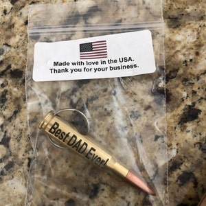 NEW: Best DAD Ever! Bullet Bottle Opener Keychain. Awesome Fathers Day ...