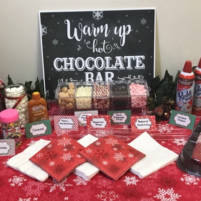 Hot Chocolate Bar Sign 8x10 INSTANT DOWNLOAD Photo Prop Hot - Etsy