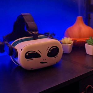 Grey Alien Eyes Decal for Quest 2 VR Headset Laptops Cars | Etsy