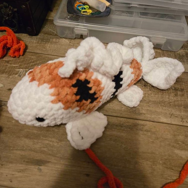 Koi Fish No Sew Crochet Pattern, Fish Crochet Pattern, No Sew Amigurumi ...