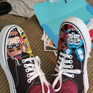 Transformers and Decepticon Custom Hand Painted Shoes | Etsy