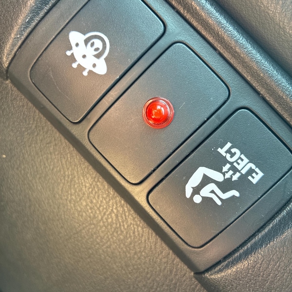 Eject Button Decal | Car Blank Button Decal | Eject Button | Eject ...