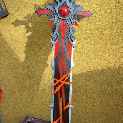 Genshin Impact Wolf's Gravestone 2D Template Digital Template PDF - Etsy