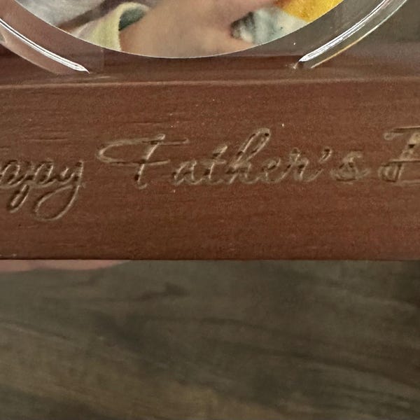 Personalized Double Photo Frame Family Gift- Custom Picture Frame ...