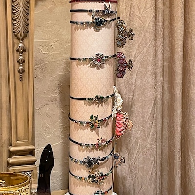 Spinning Bow Carousel.. Custom. Clip / Bow Holder / Storage - Etsy