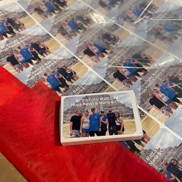 Custom Matchbooks, Custom Matches, SINGLE SIDED, Personalized Matches ...