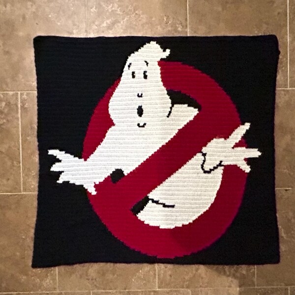Ghostbusters Blanket Crochet Pattern Digital Download - Large and Small ...
