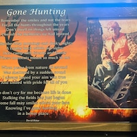Gone Fishing Poem - Printable Memorial Download by David Ritter ...