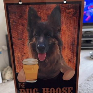 The Drunken Duck Personalised Swinging Custom Made Hanging Pub and Bar ...