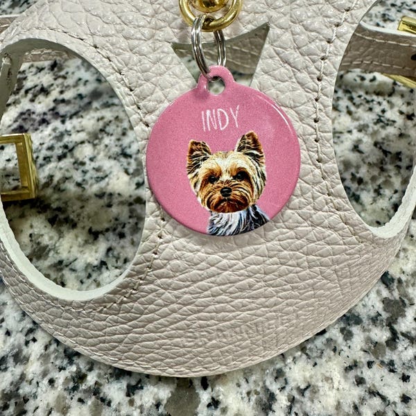 Custom Pet Tags Using Pet Photo + Name Dog ID Tags Name Dog Tag Pet ID ...