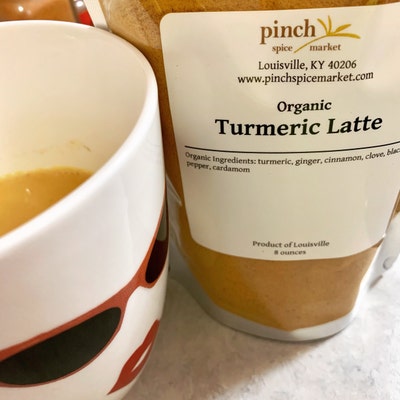 Organic Turmeric Latte Drink Mix golden Milk Latte - Etsy