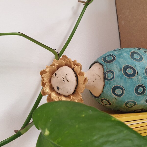 Funny Faces Wall Art, Ceramic Wall Art, Colorful Ceramic Wall Deco ...