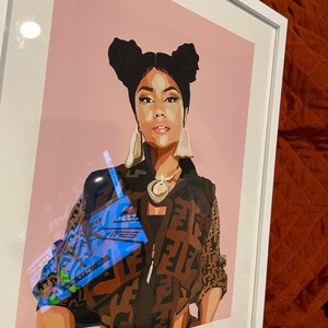 Solange Poster Art Print Portrait Print Celebrity Print - Etsy