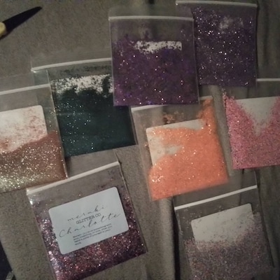 Pink Lady Neon Pink Glitter Neon Pink Glitter Mix Bright - Etsy