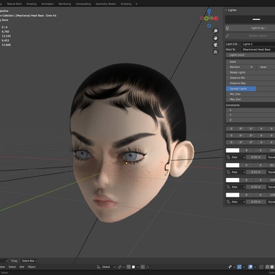 Any-skin Opacity Maps IMVU Textures for Making Mesh Heads - Etsy