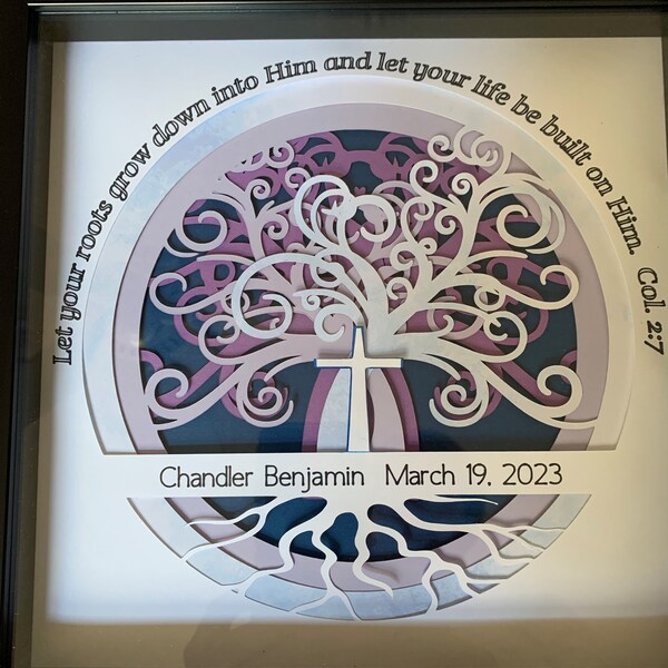 3D Child of God Heart Shadow Box, Christian Shadow Box, Religious Svg ...