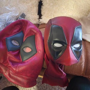 Deadpool Costume Cosplay Mask With Screen Printed Fabric and - Etsy