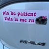 I Brake for Goth Girls Bumper Sticker AND Magnet Halloween Spooky Edgy Sticker 8.7'' X 2.7 ...