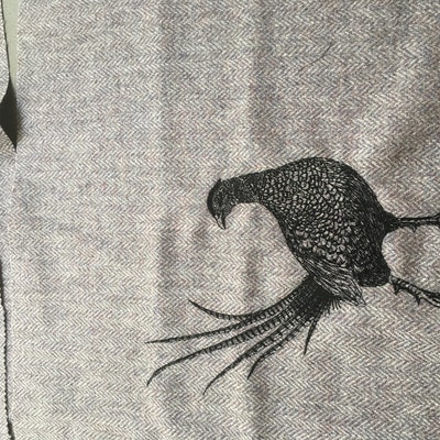 Pheasant Machine Embroidery File, Sketched Style. 4 Sizes, 7 File ...