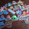 Blaster & Soundwave Vinyl Decal Set - 5.5" Transformers Cassette ...