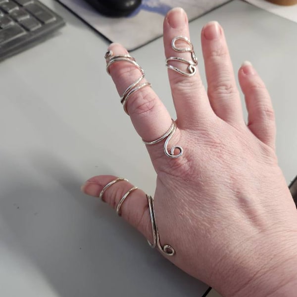 Thumb Splint MCP 925 Silver Ring, MCP Hyperextension Splint, Arthritis ...