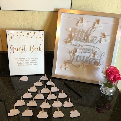 Baby Shower Guest Book Sign Printable Guest Book Sign Baby - Etsy