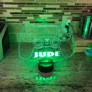 Video Game Controller Console Controller Gaming Room Night Light up ...