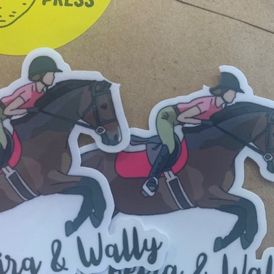 Custom Horse Sticker Waterproof Vsco Laptop Water Bottle Sticker Photo ...