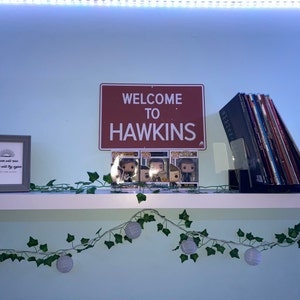 Hawkins Plastic Sign Stranger Things 00046 - Etsy